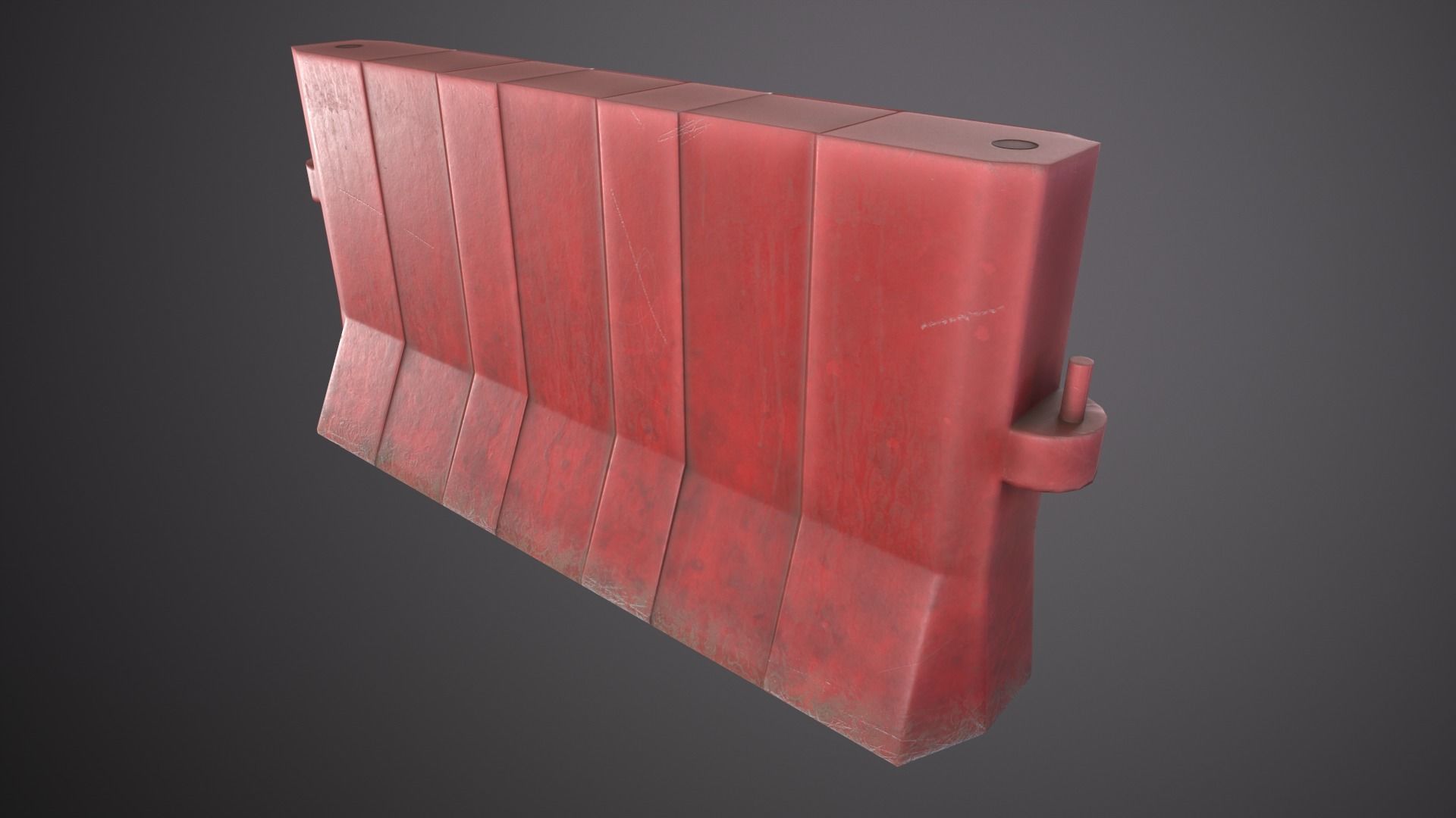 3D model Plastic road barrier VR / AR / low-poly | CGTrader