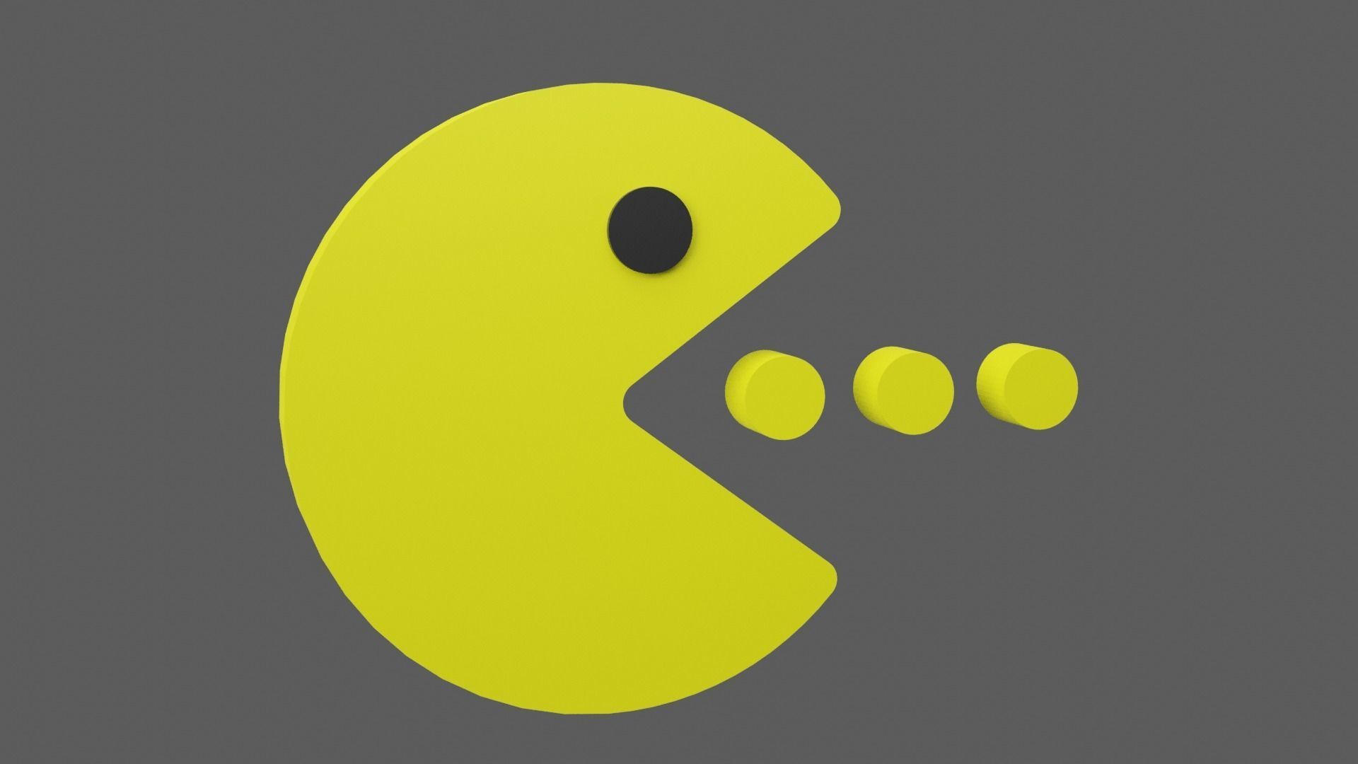 3D model Pacman VR / AR / low-poly | CGTrader