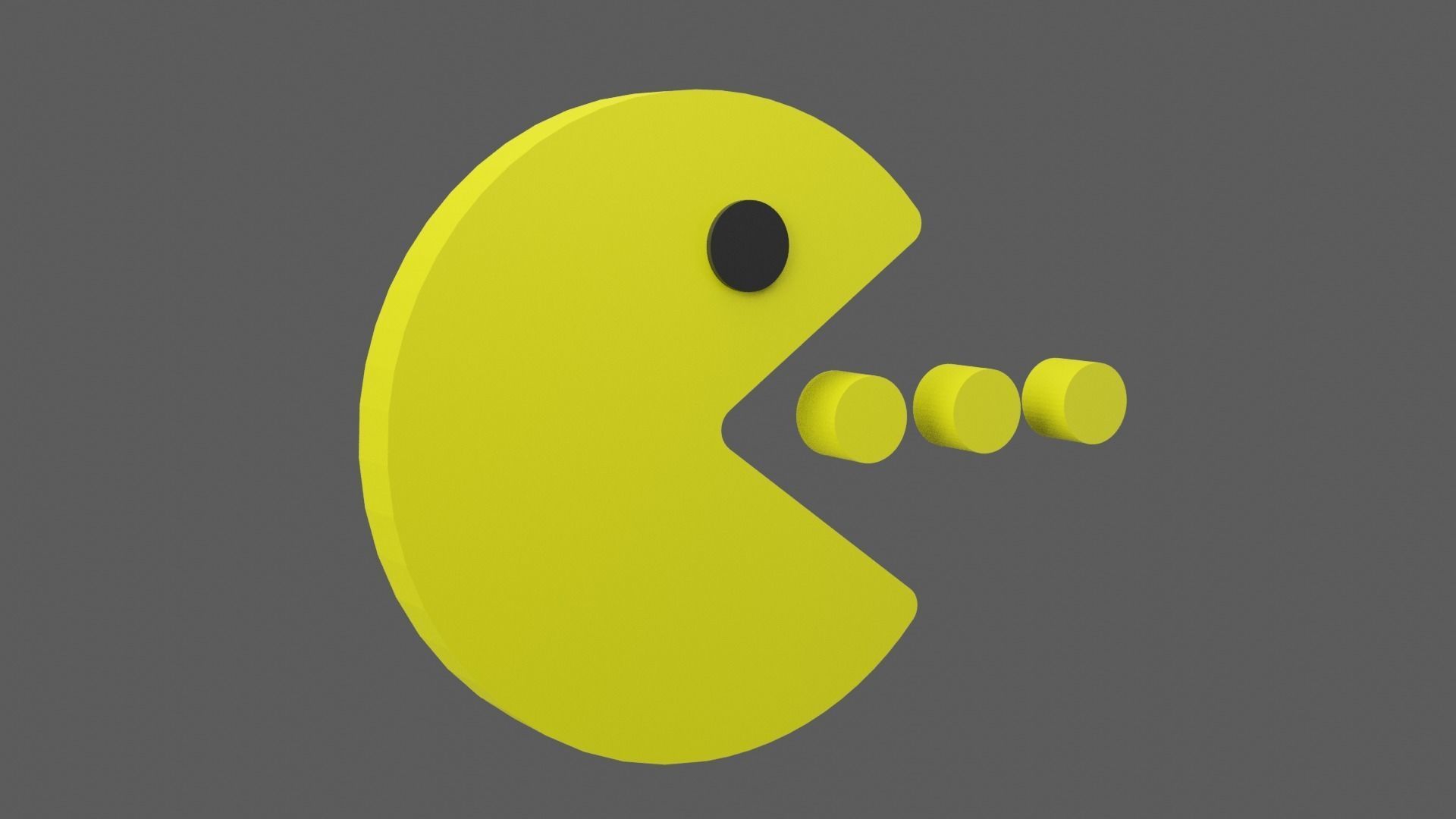 3D model Pacman VR / AR / low-poly | CGTrader