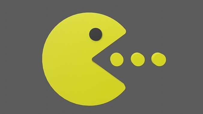 3D model Pacman VR / AR / low-poly | CGTrader
