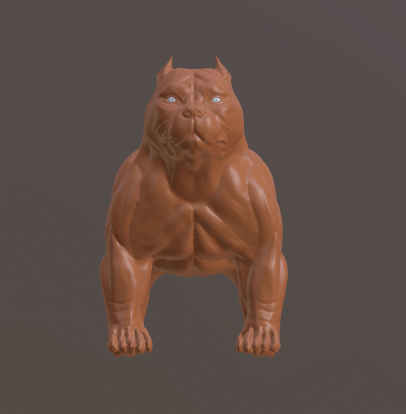 American Bully 3D model 3D printable | CGTrader