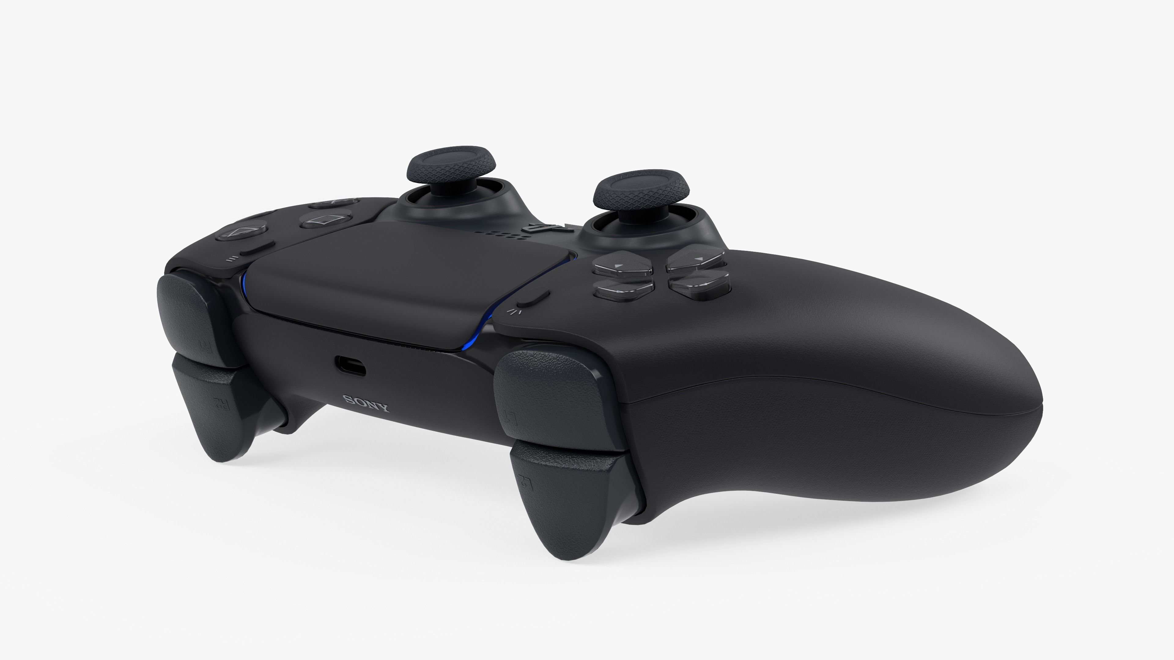 3D model Dualsense Midnight Black VR / AR / low-poly | CGTrader