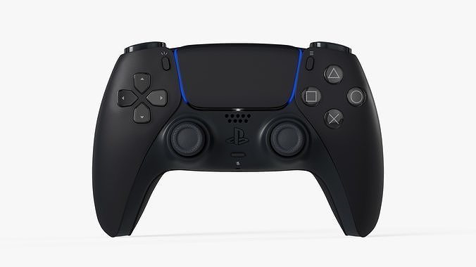 3D model Dualsense Midnight Black VR / AR / low-poly | CGTrader