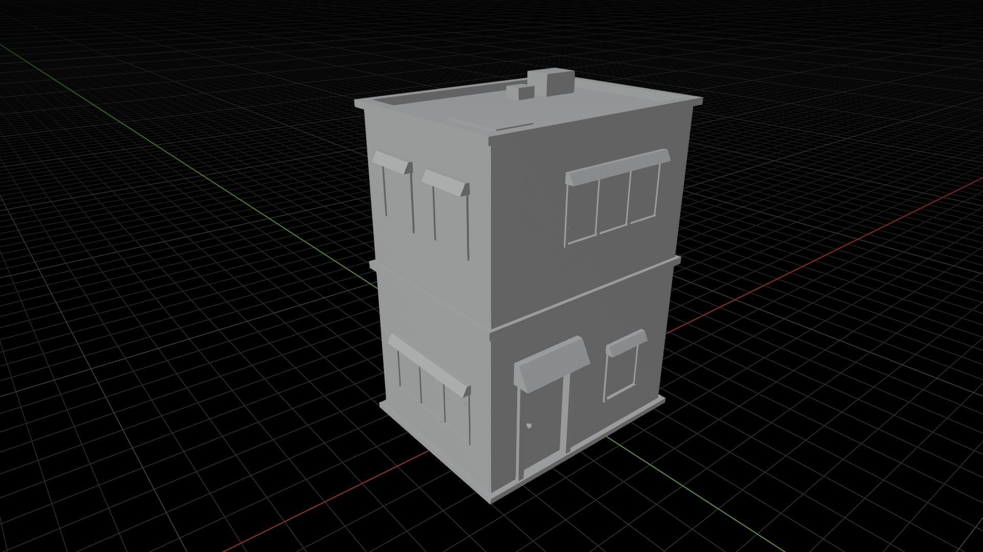 3D model Low Poly Building VR / AR / low-poly | CGTrader