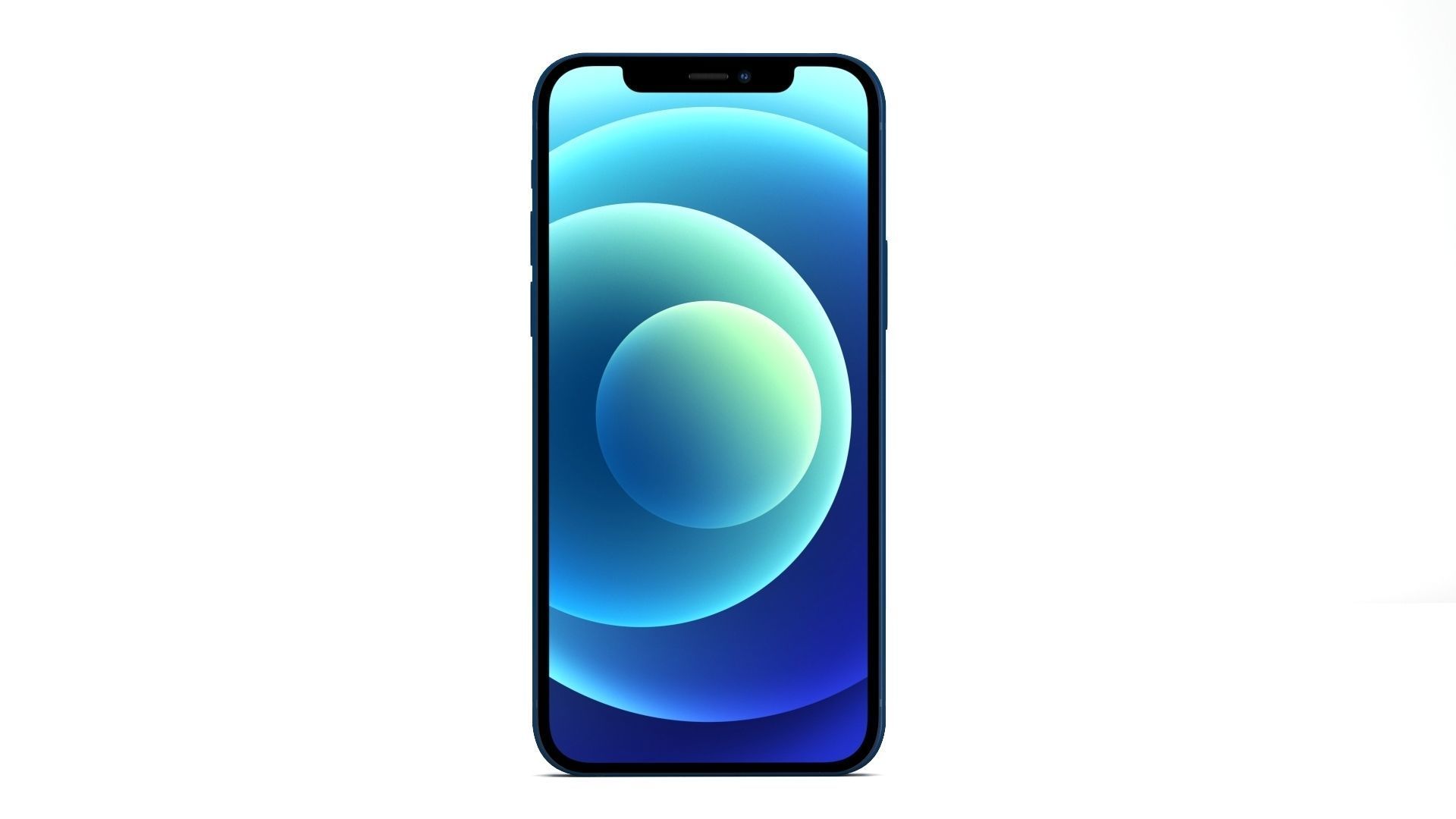 Apple iPhone 12 Blue 3D model | CGTrader