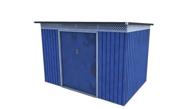 Garden Tool Shed 3D model | CGTrader