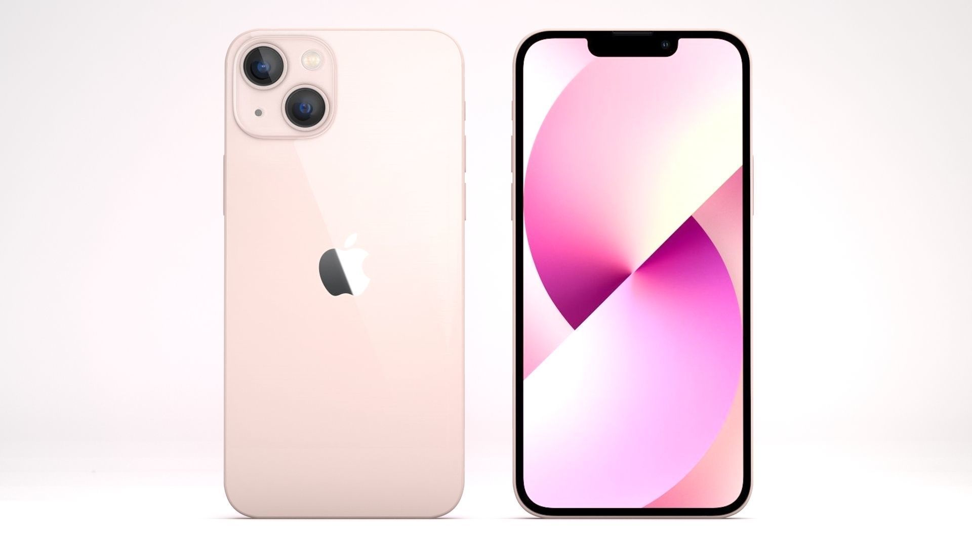 Apple iPhone 13 Pink 3D model | CGTrader