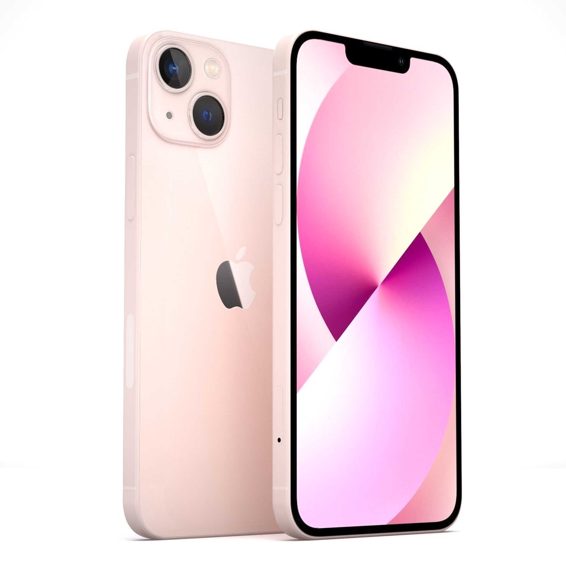 Apple iPhone 13 Pink 3D model | CGTrader