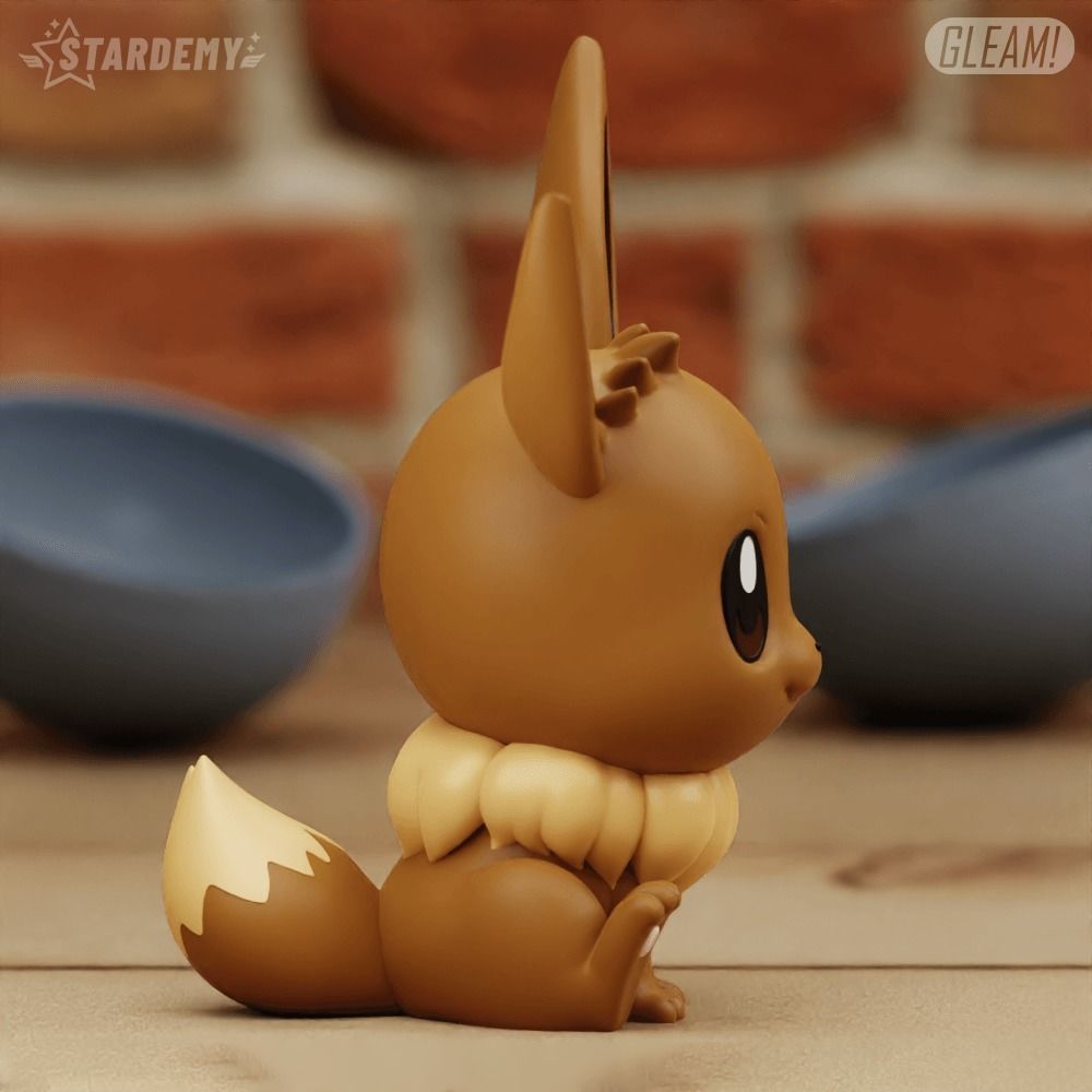 EEVEE 2 DIFFERENT MODELS CHIBI CUTE no supports 3D model 3D printable ...