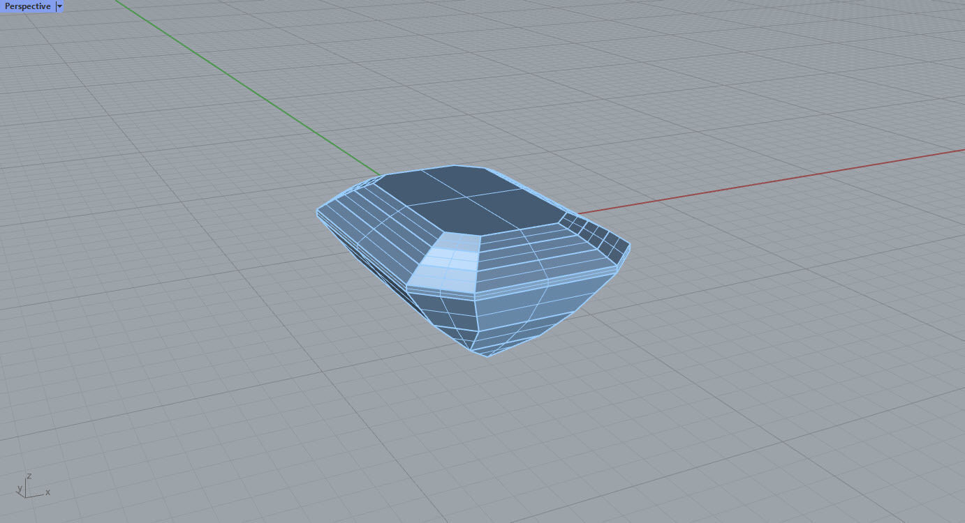 Emerald-Cut Gem Model for Rhino free 3D model | CGTrader
