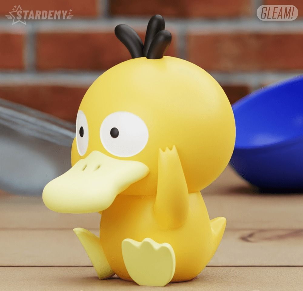 PSYDUCK 2 DIFFERENT MODELS CHIBI CUTE PRINT IN PLACE 3D model 3D ...