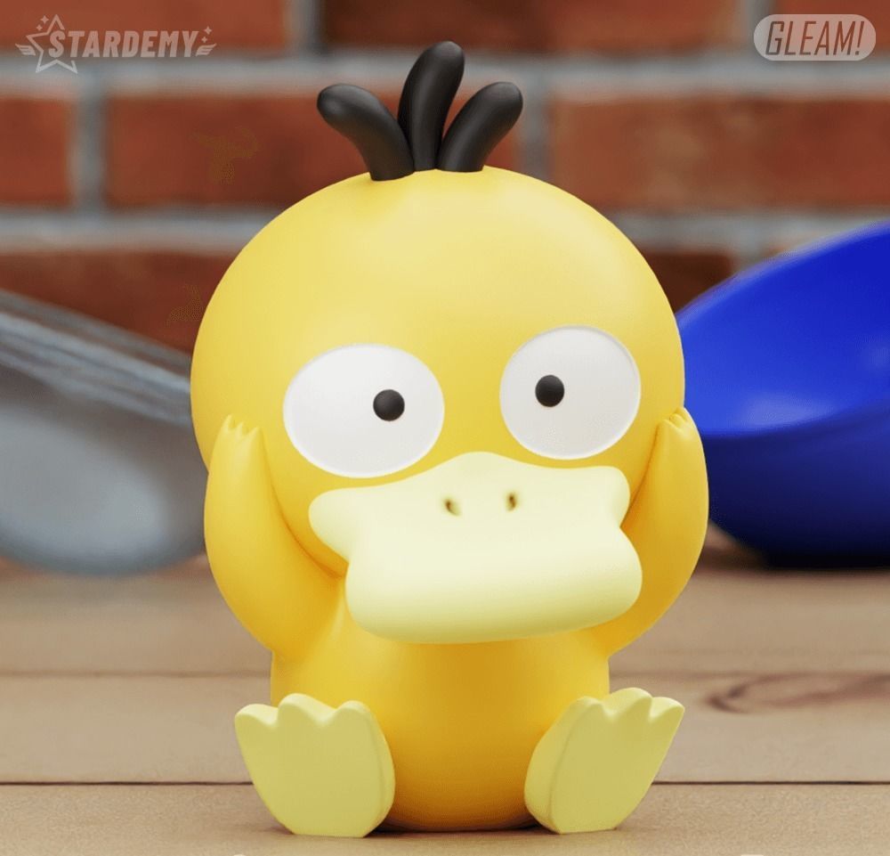 PSYDUCK 2 DIFFERENT MODELS CHIBI CUTE PRINT IN PLACE 3D model 3D ...