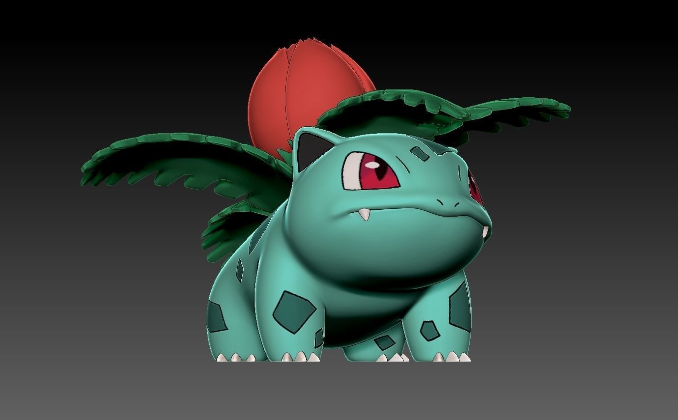 Pokemon ivysaur 3D model 3D printable | CGTrader