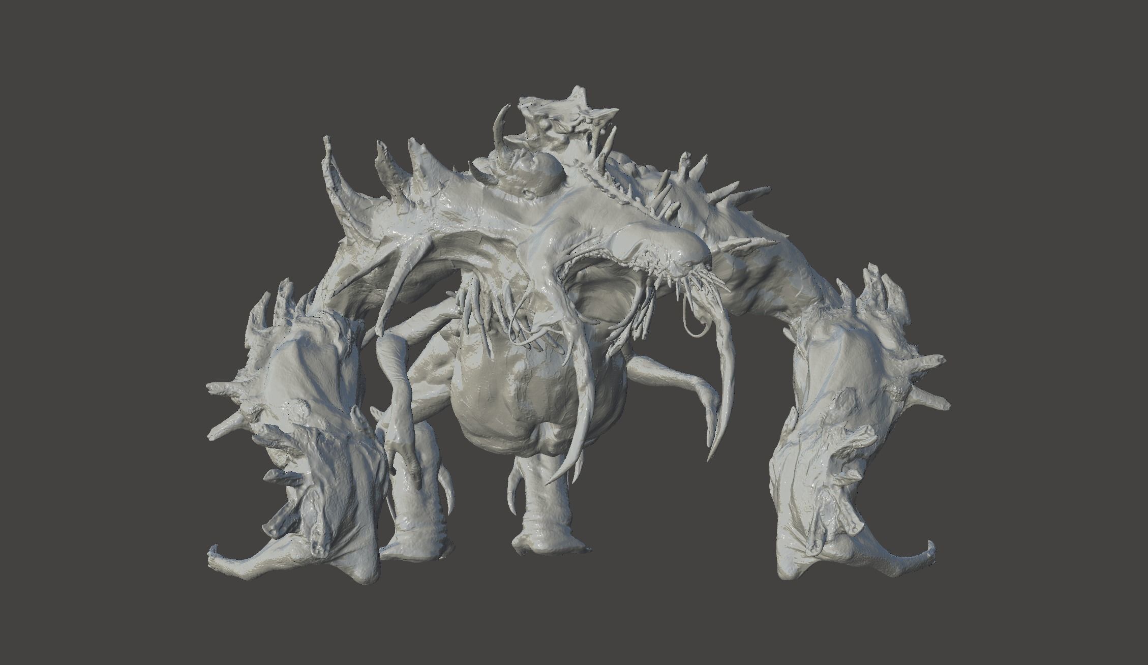 BRUTE NECROMORPH DEAD SPACE REMAKE ULTRA HIGH DETAILED MESH STL 3D ...