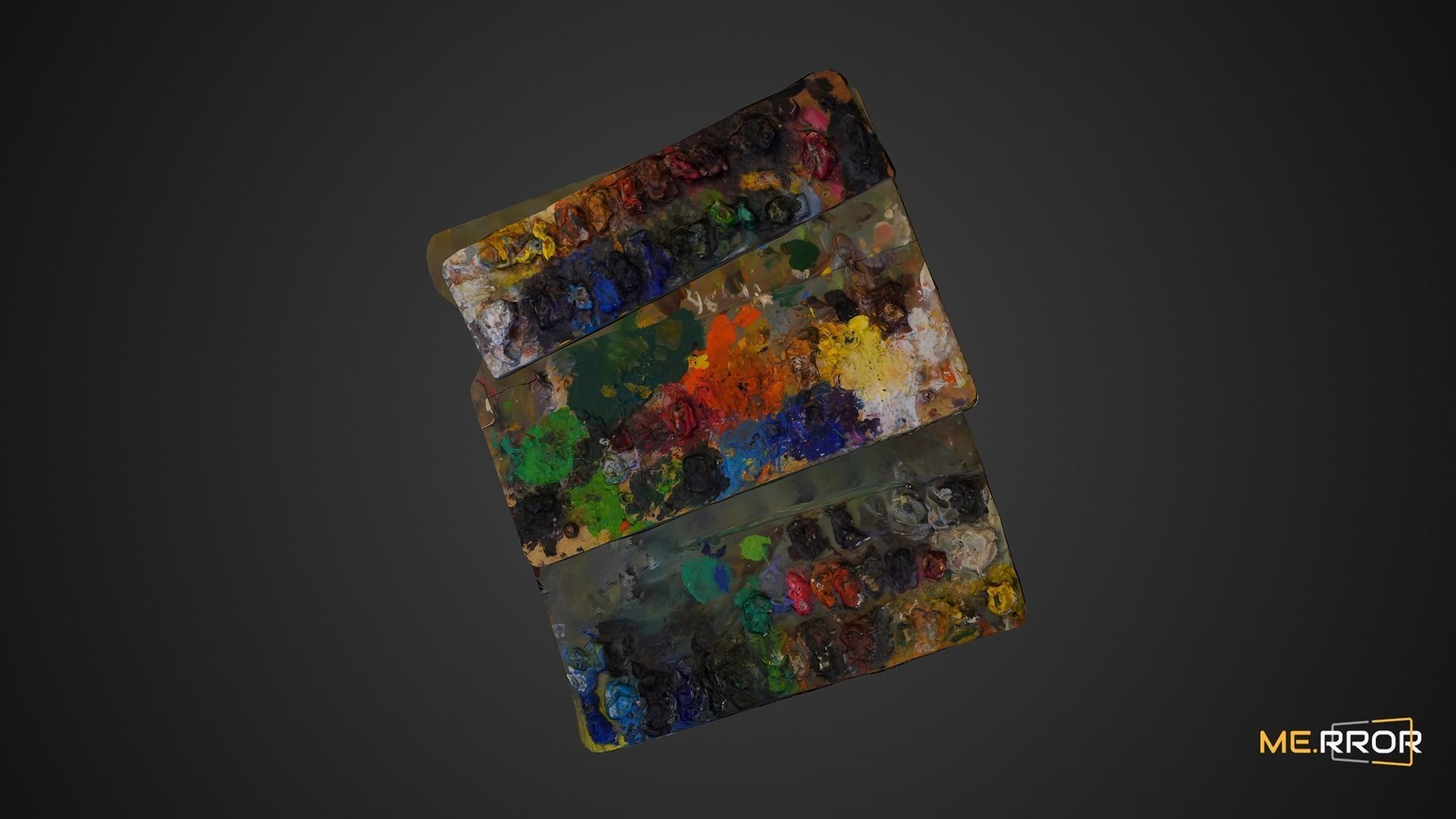 3D model Game Ready Ink Pallete VR / AR / low-poly | CGTrader