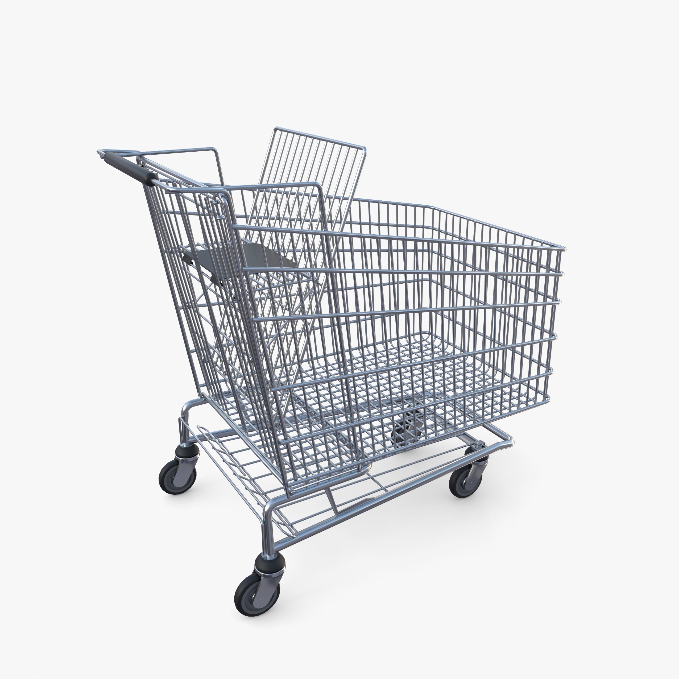 3D model Shopping cart v5 VR / AR / low-poly | CGTrader