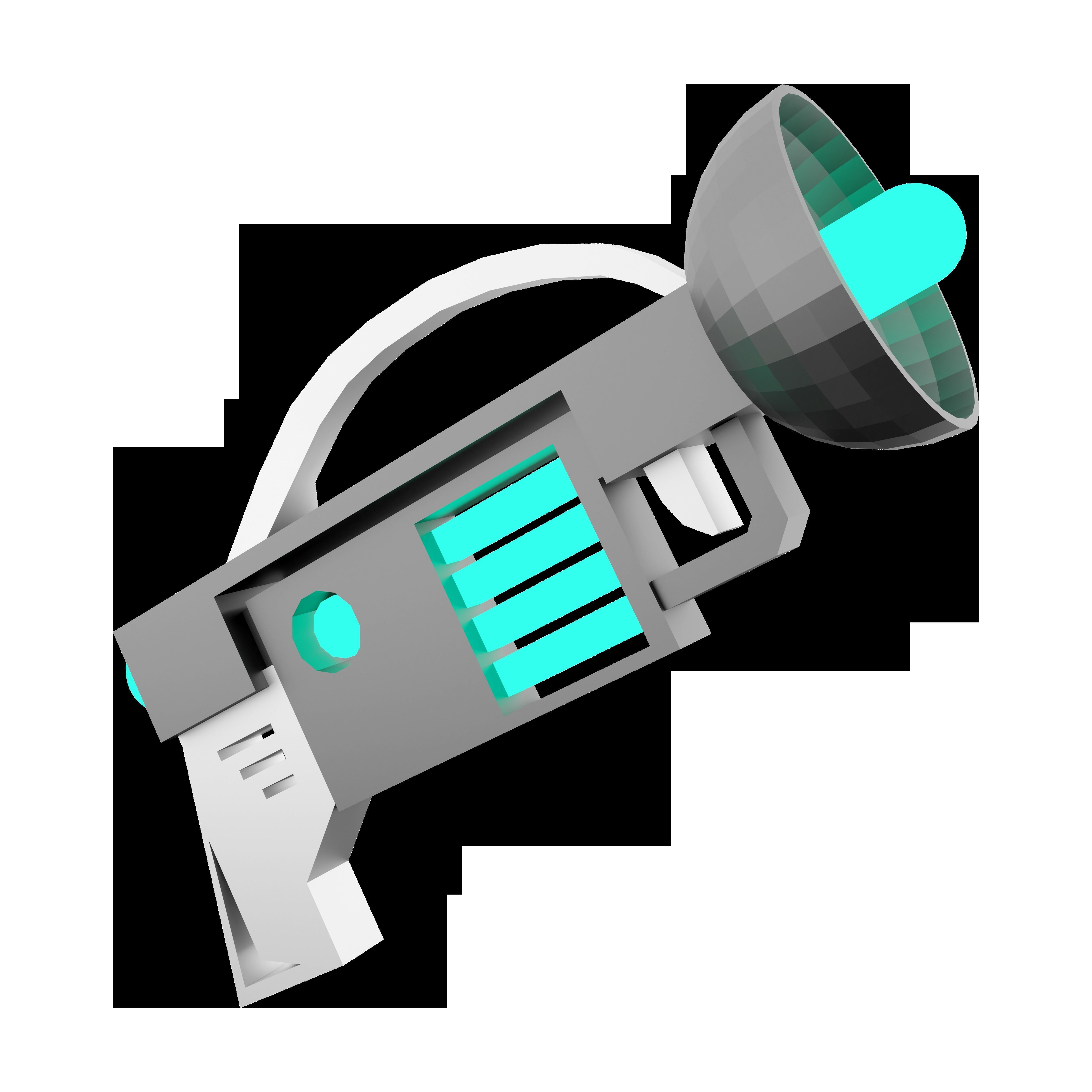 3d sci-fi small beam weapon icon 3D model | CGTrader