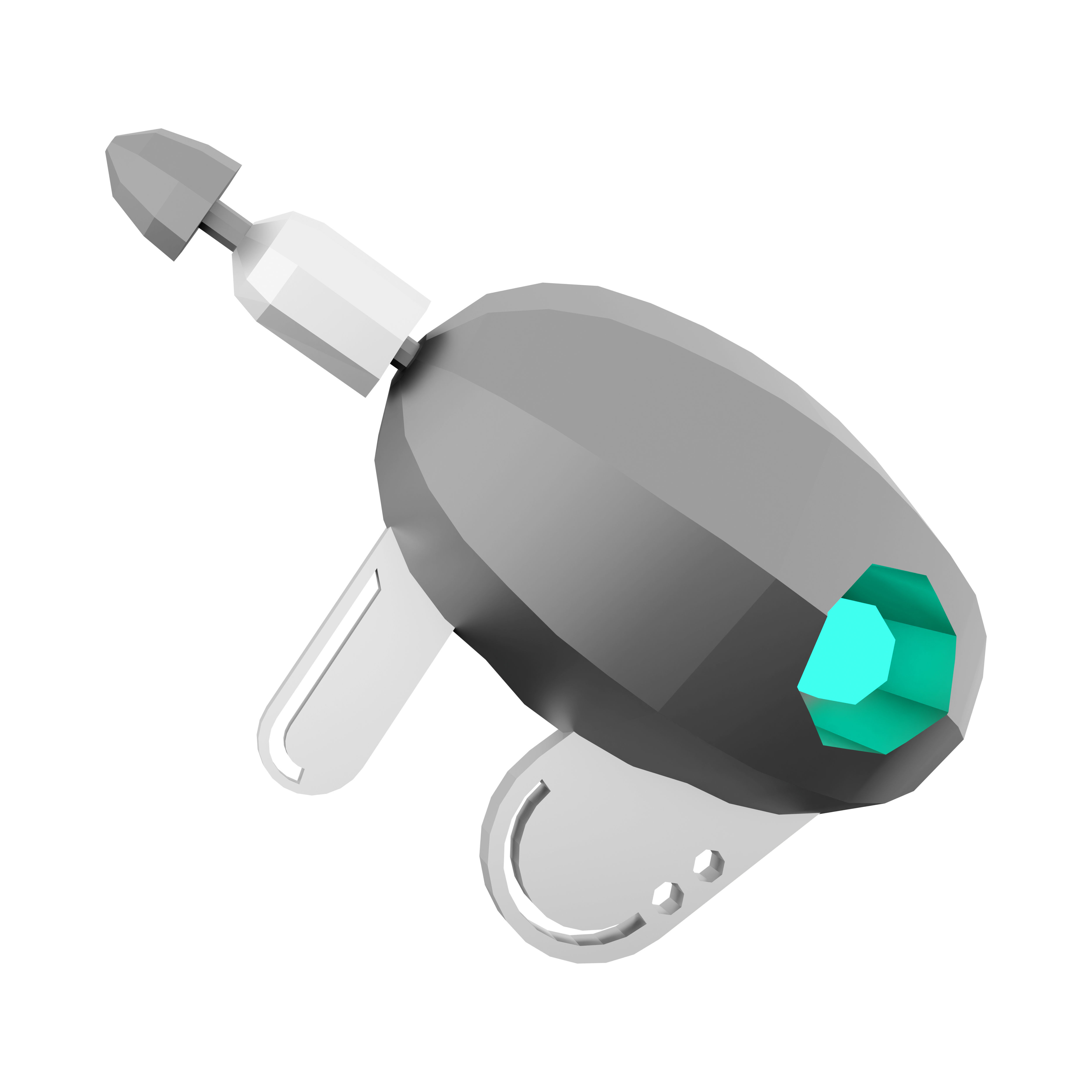 3d ray gun low poly icon 3D model | CGTrader
