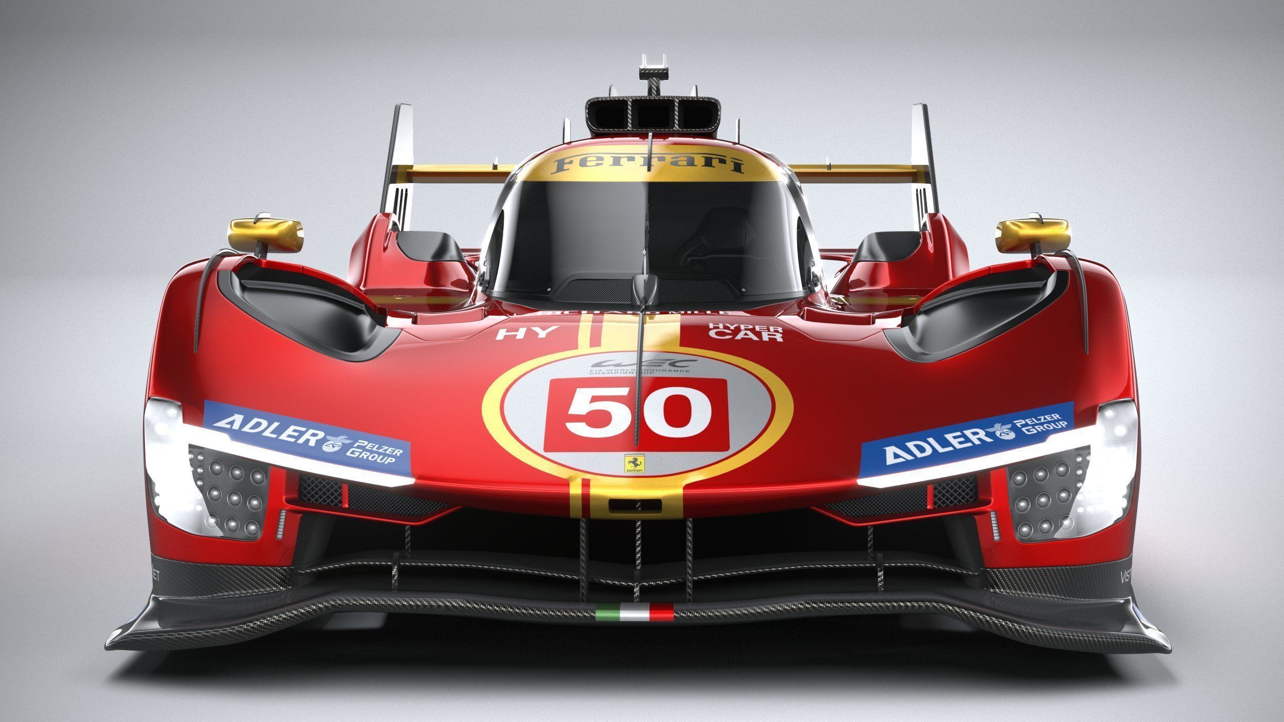 Ferrari 499P Racecar 2023 3D model | CGTrader