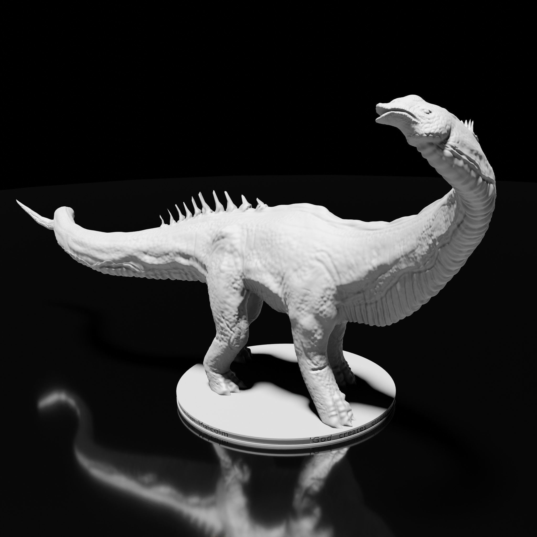 Dinosaur Miniature Set 3D model 3D printable | CGTrader