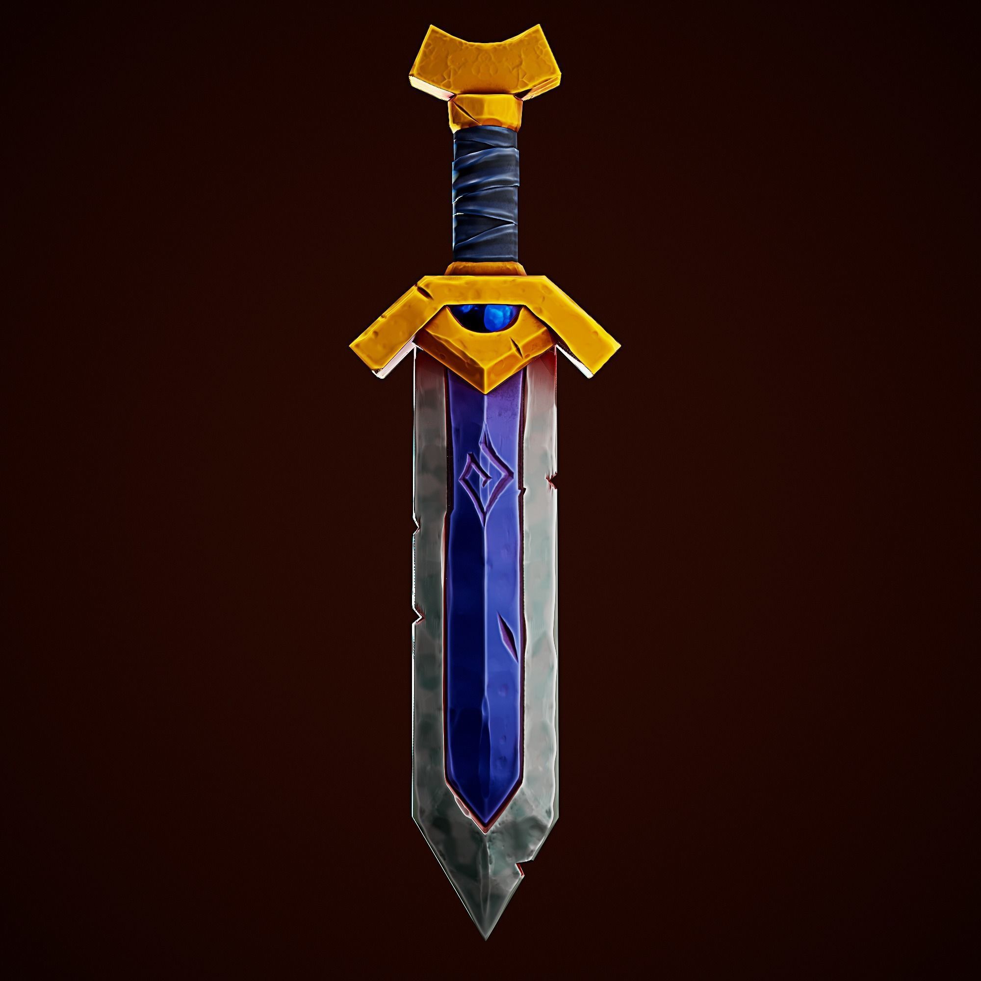 3D model Stylize Big Sword VR / AR / low-poly | CGTrader