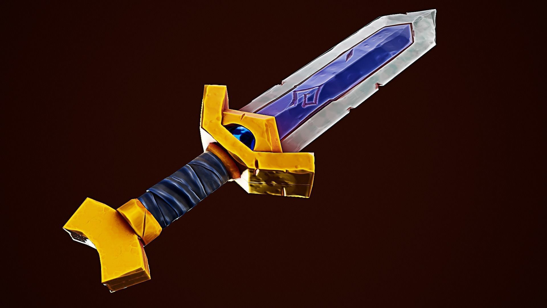 3D model Stylize Big Sword VR / AR / low-poly | CGTrader