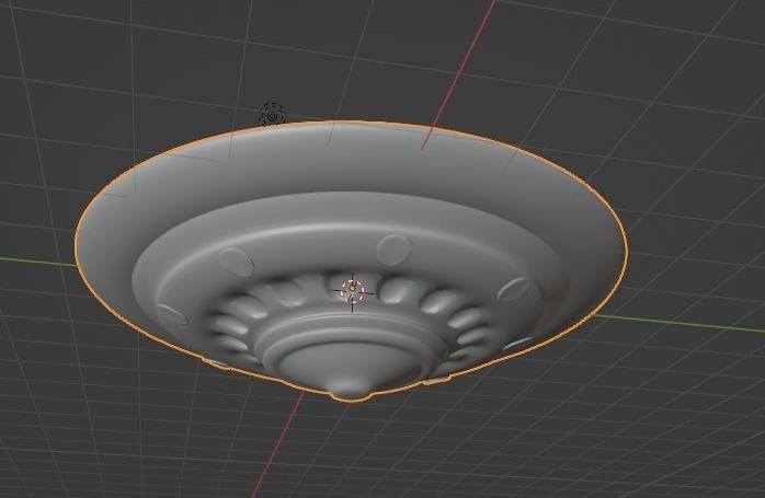 UFO Alien Spaceship 3d Model spaceship Low poly Ufo 2 3D model | CGTrader