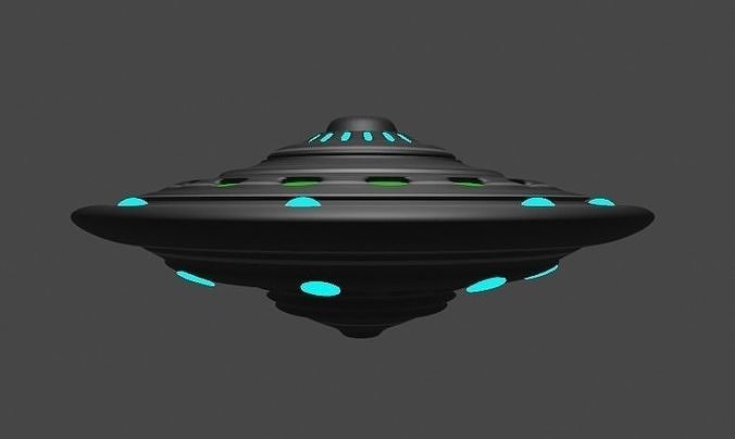 UFO Alien Spaceship 3d Model spaceship Low poly Ufo 2 3D model | CGTrader