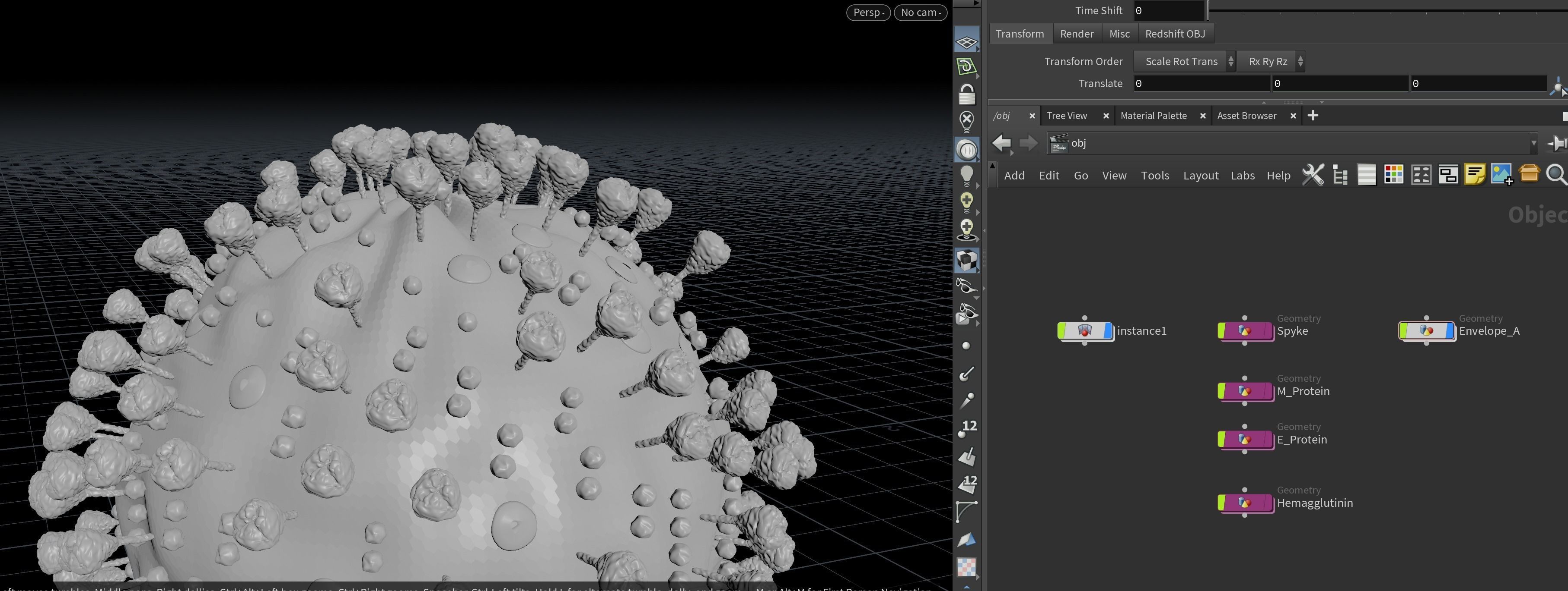 Corona Virus Covid 19 Bacteria 3D model | CGTrader