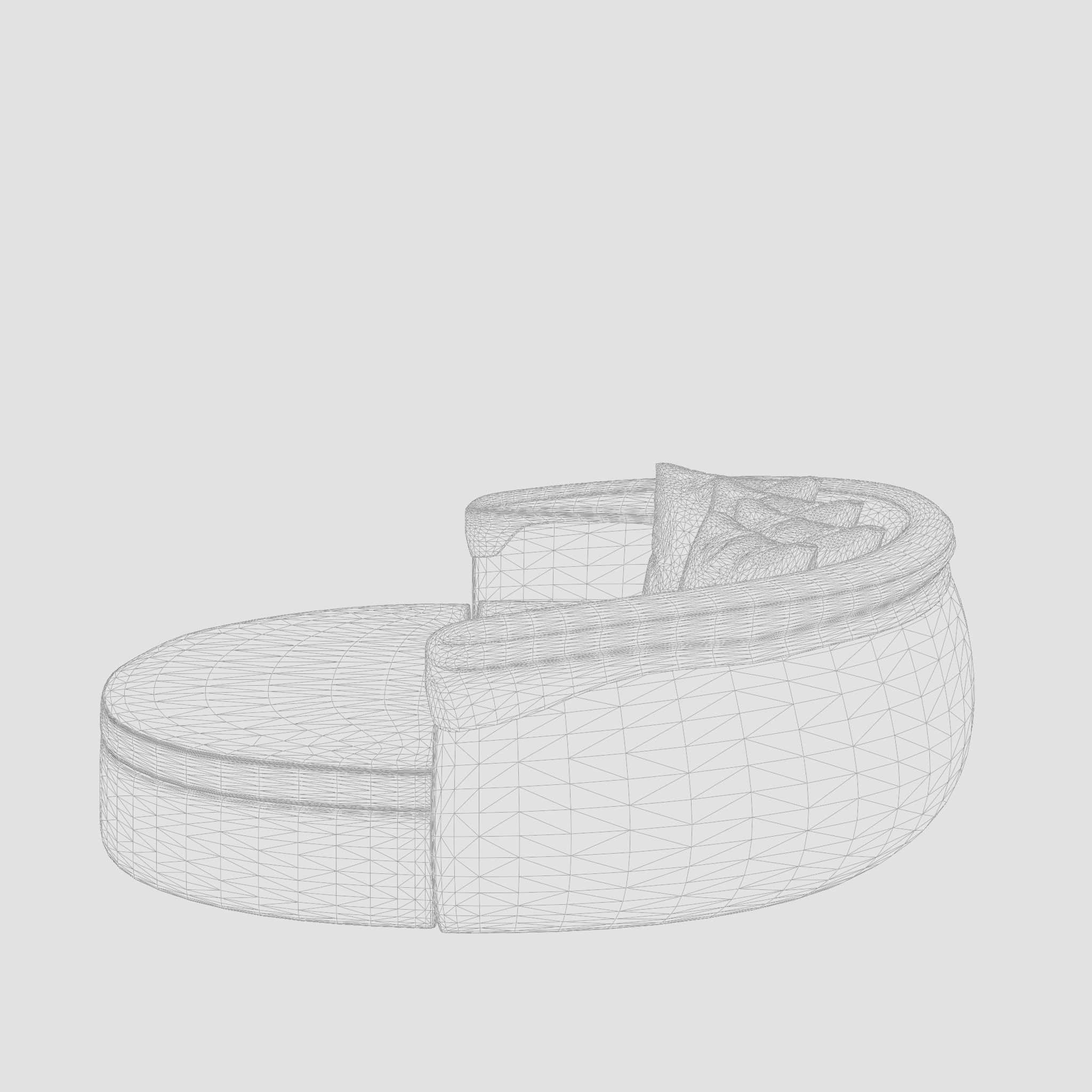 3D model Callao Lounge Sofa 3D Model VR / AR / low-poly | CGTrader