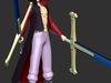 One Piece - Dracule Mihawk 3D model 3D printable | CGTrader