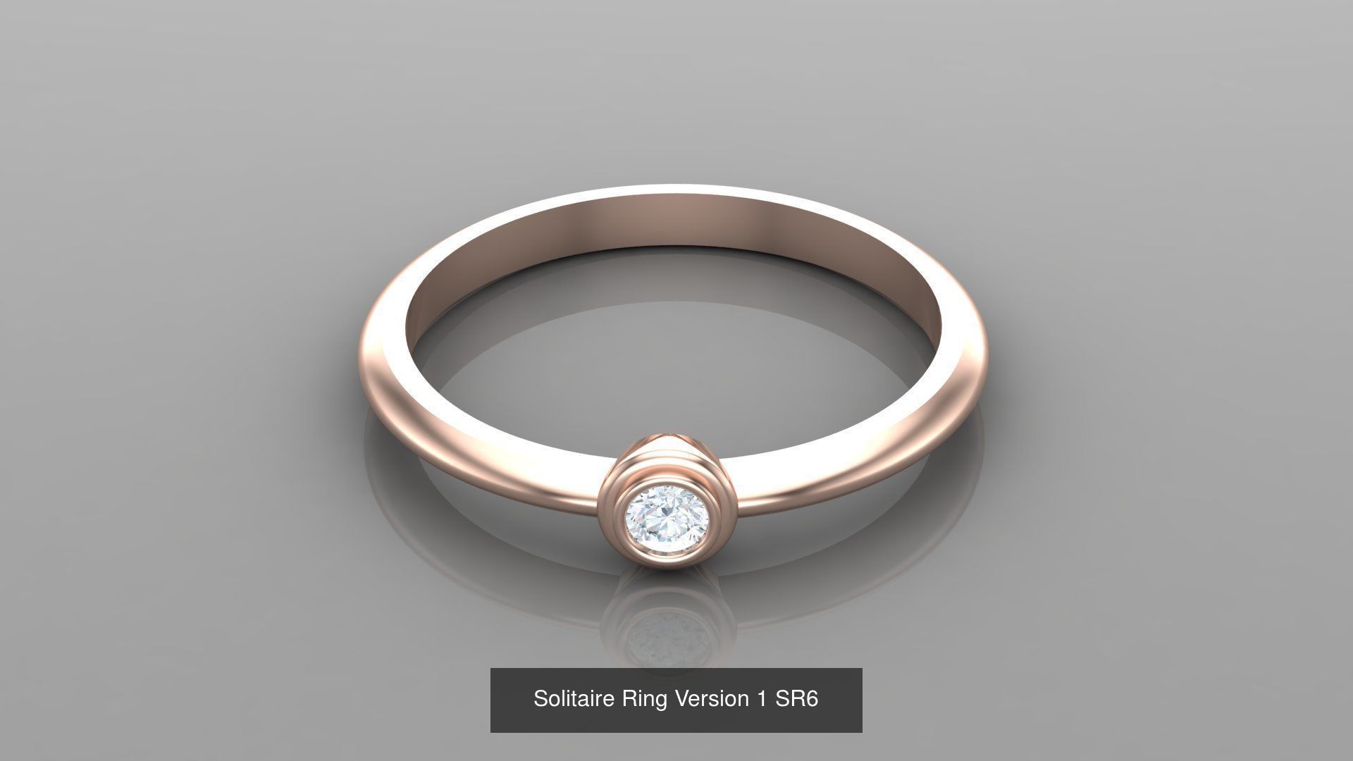 Solitaire Ring New Design Version 1 3D Model Collection | CGTrader