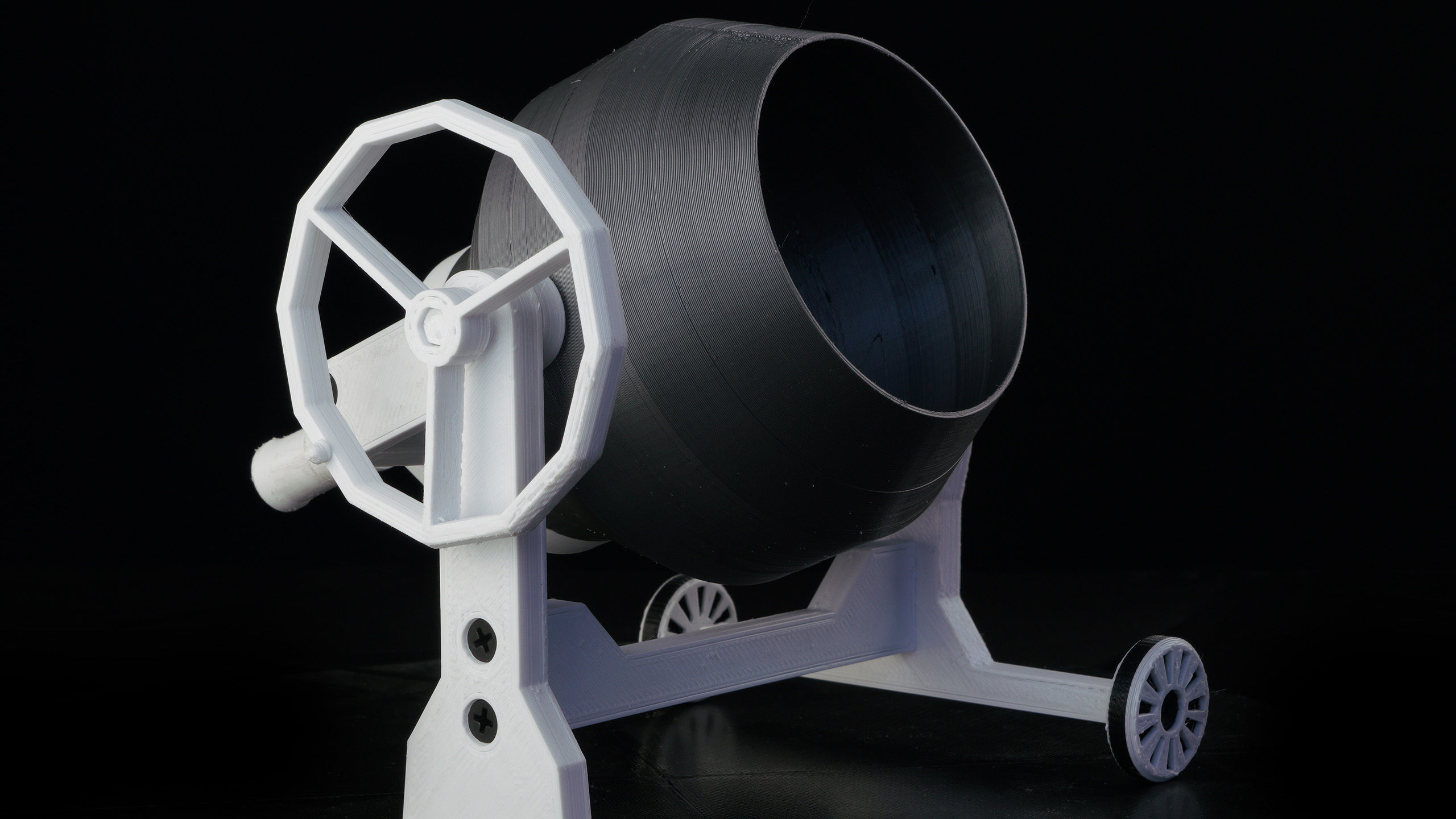 Planetary concrete mixer- toy constructor 3D model 3D printable | CGTrader