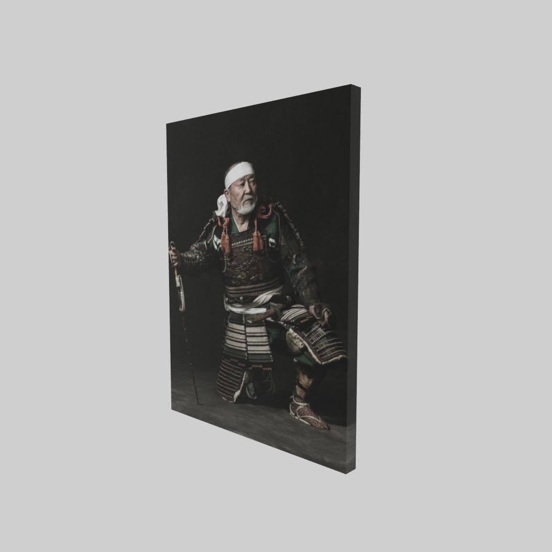 3D model Samurai portrait VR / AR / low-poly | CGTrader