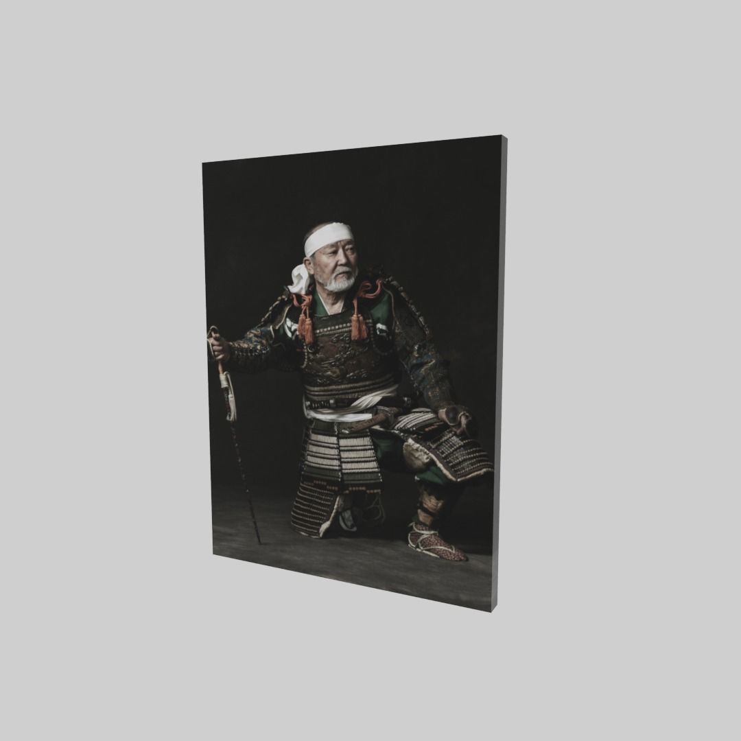 3D model Samurai portrait VR / AR / low-poly | CGTrader