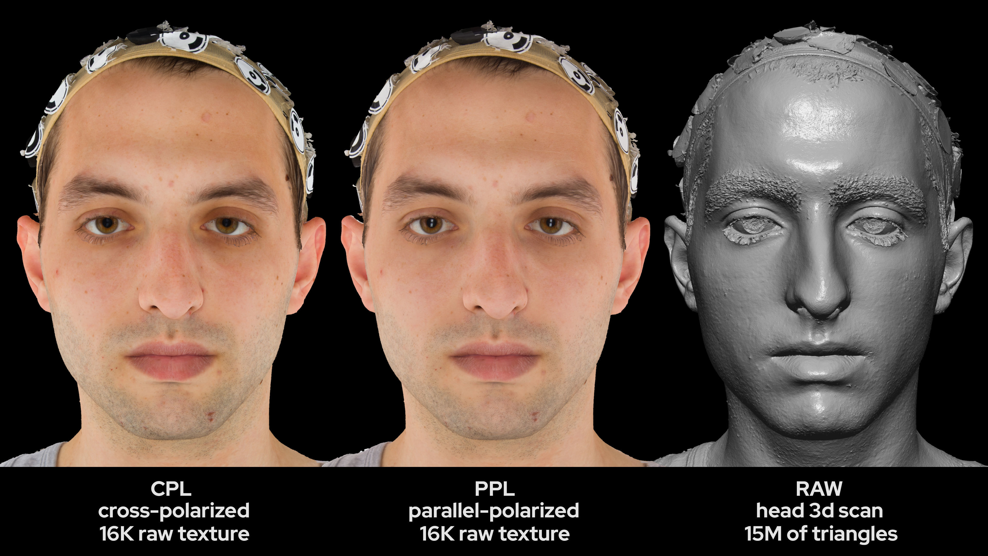 European Male 20s head scan 001 3D model | CGTrader