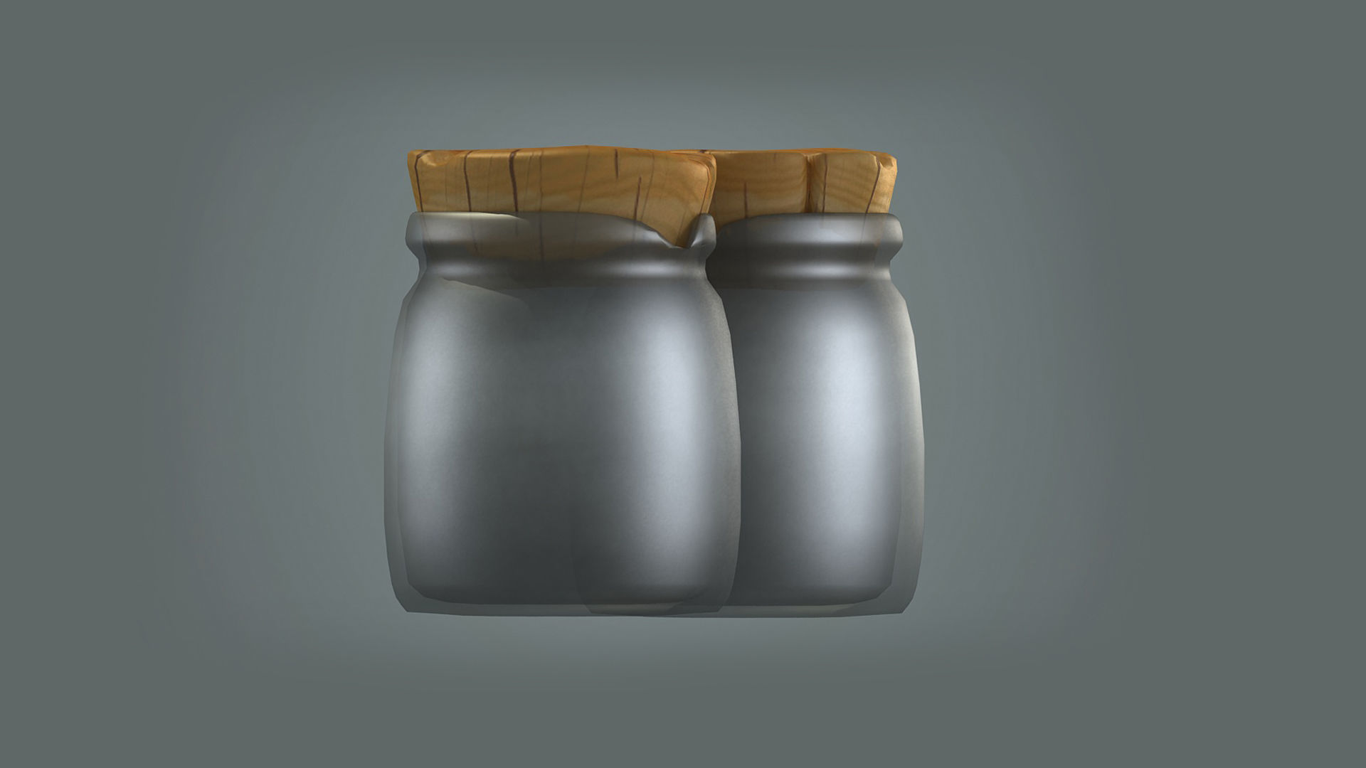 Cartoon Jar ceramic ware ceramic jar 3D model | CGTrader