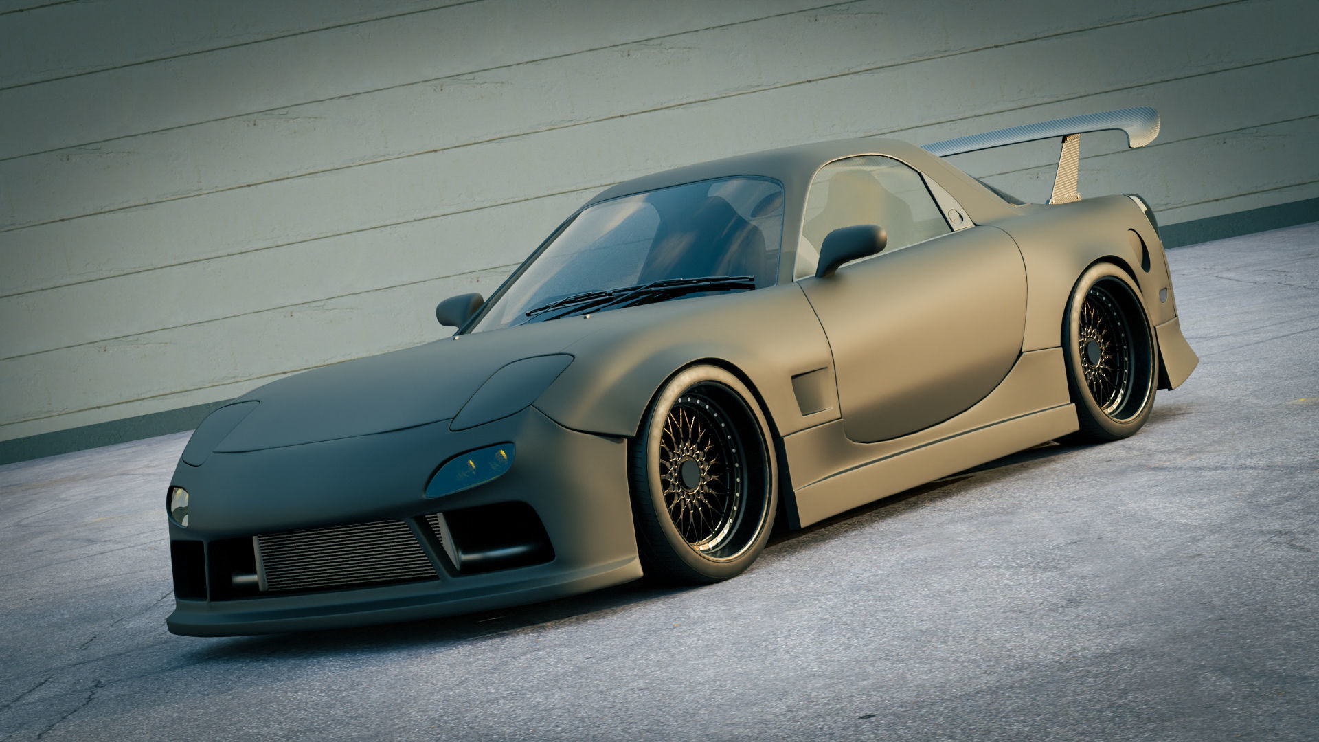 Mazda RX-7 FD Spirit Modified 3D model | CGTrader