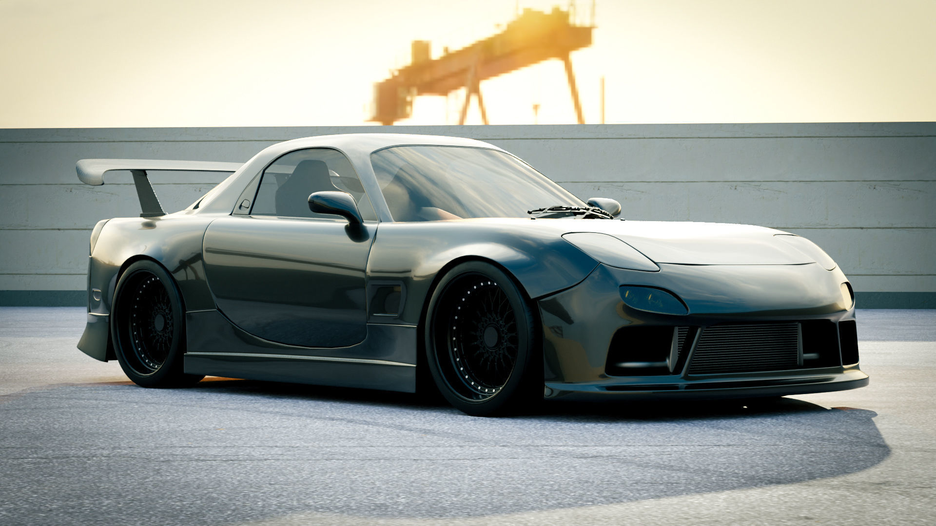 Mazda RX-7 FD Spirit Modified 3D model | CGTrader