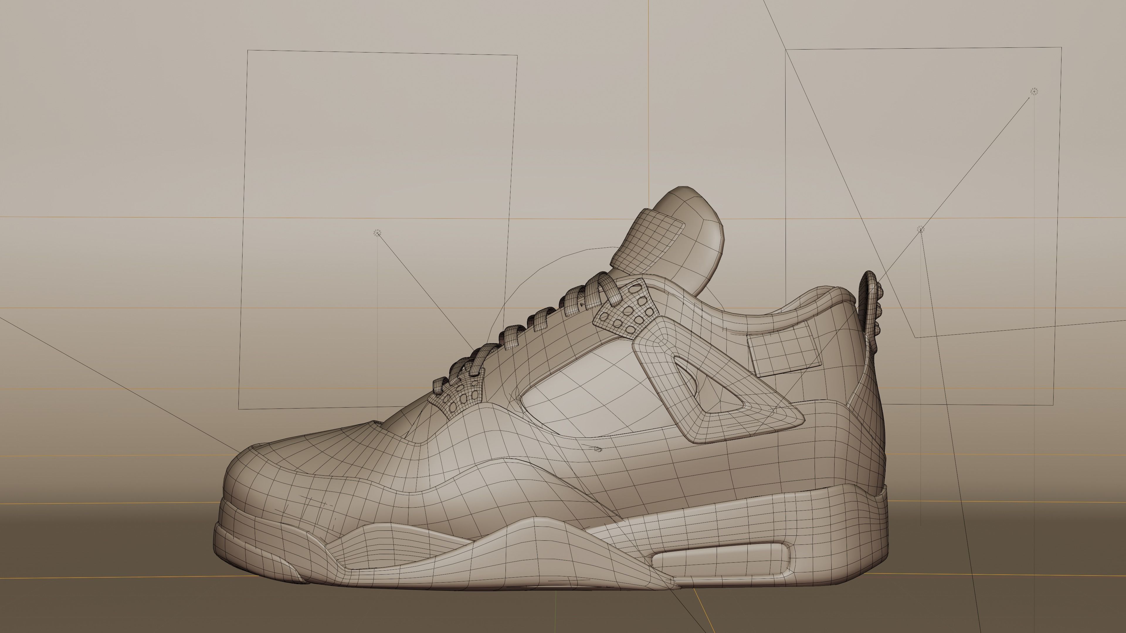 3D model NIKE AIR JORDAN 4 VR / AR / low-poly | CGTrader
