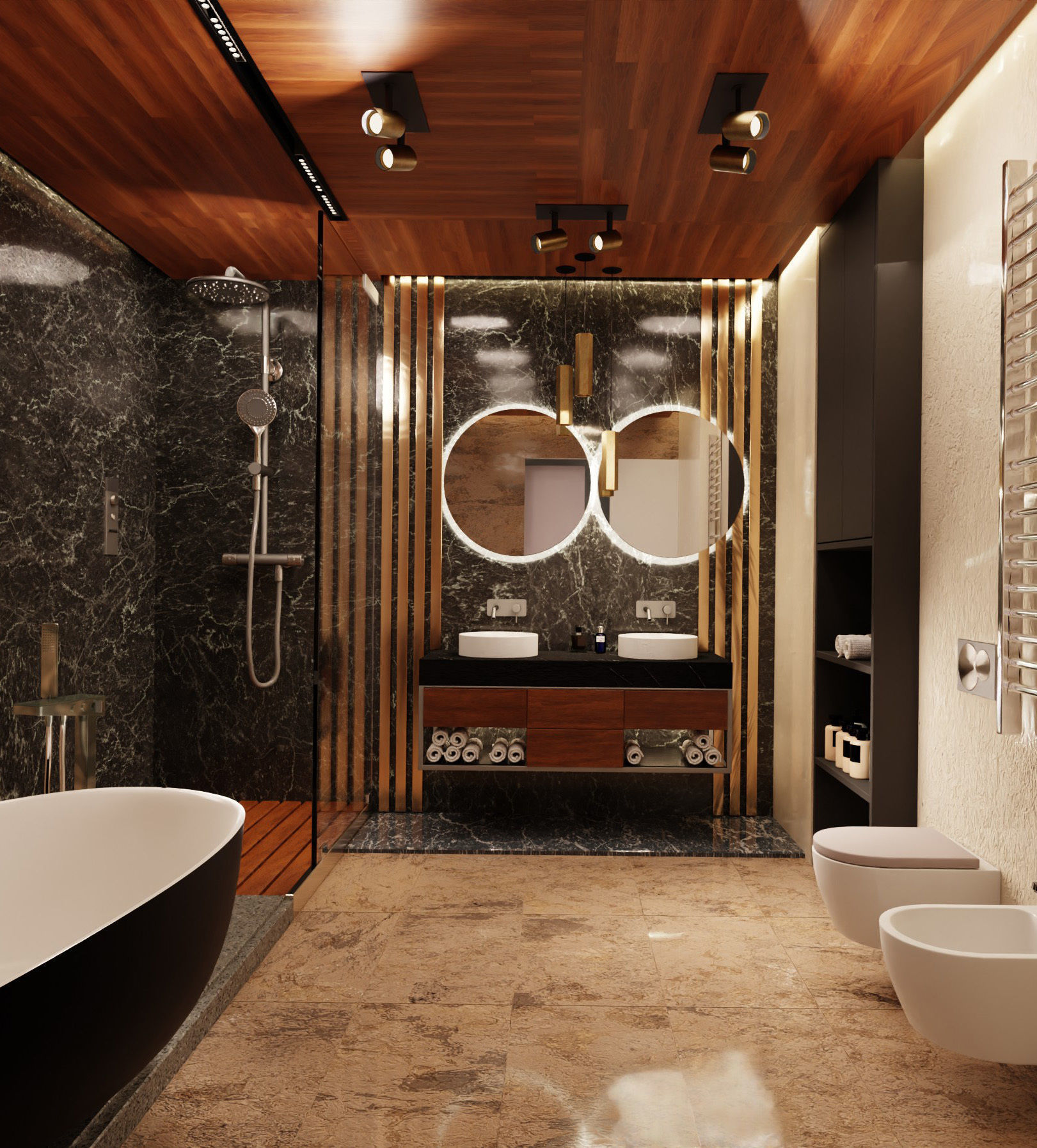 Modern Bathroom 3D model | CGTrader