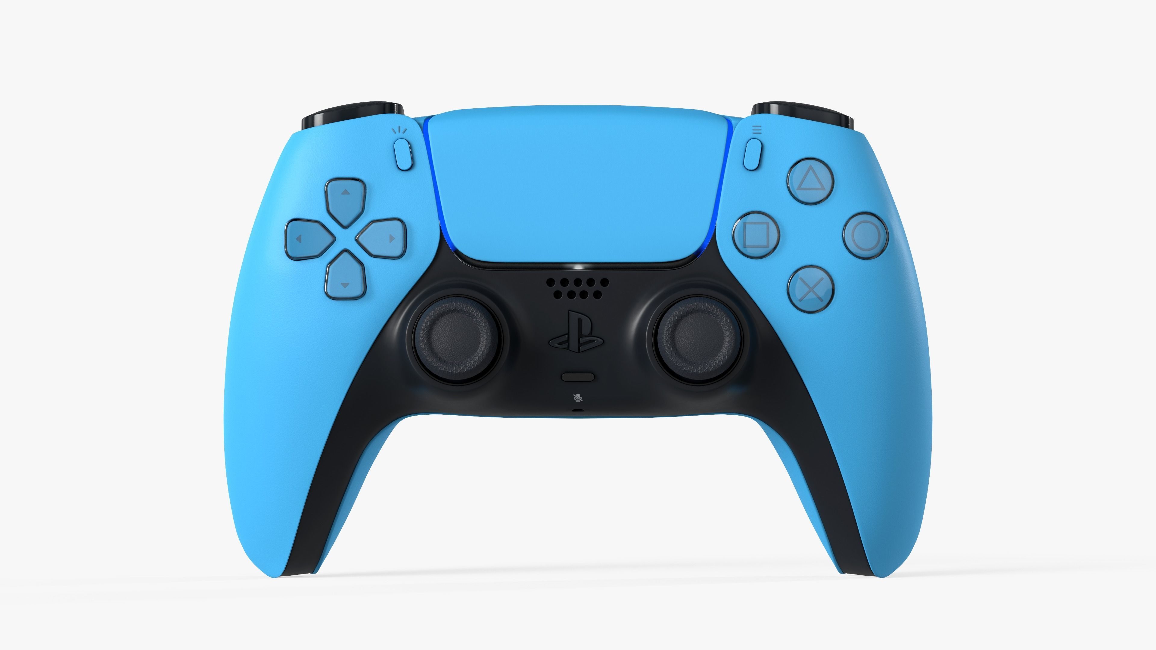 3D model Dualsense Starlight Blue VR / AR / low-poly | CGTrader