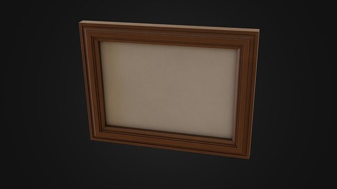 3D model Wooden Picture Frame 03 VR / AR / low-poly | CGTrader