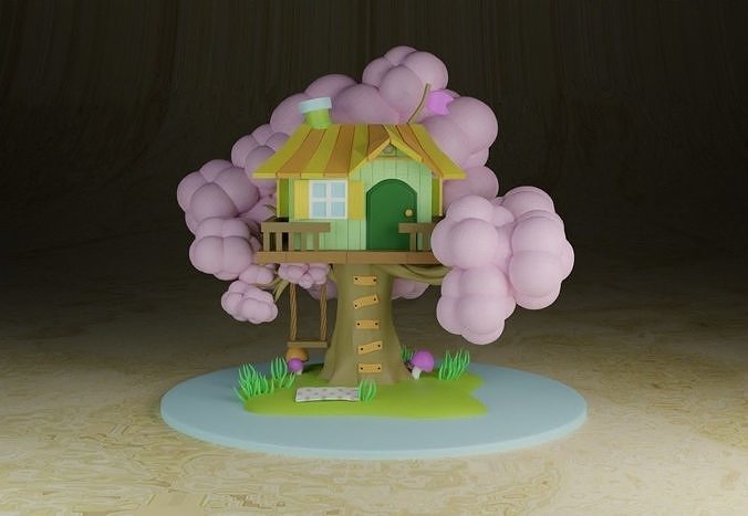 tree house 3D model 3D printable | CGTrader