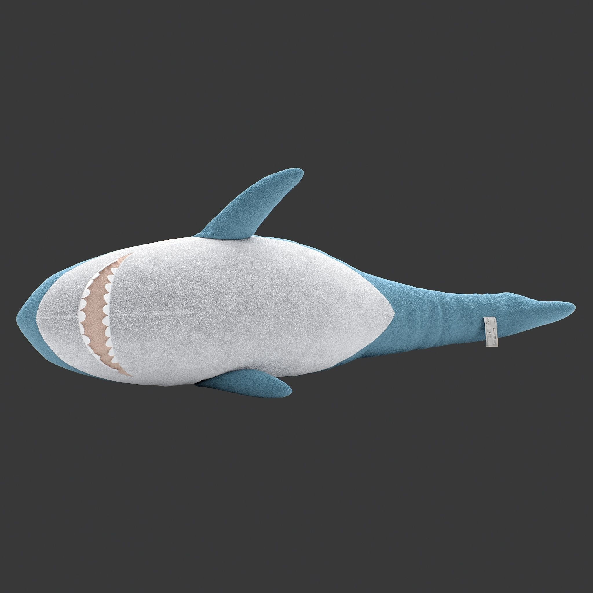 Toy shark IKEA BLAHAJ stuffed 3D model | CGTrader