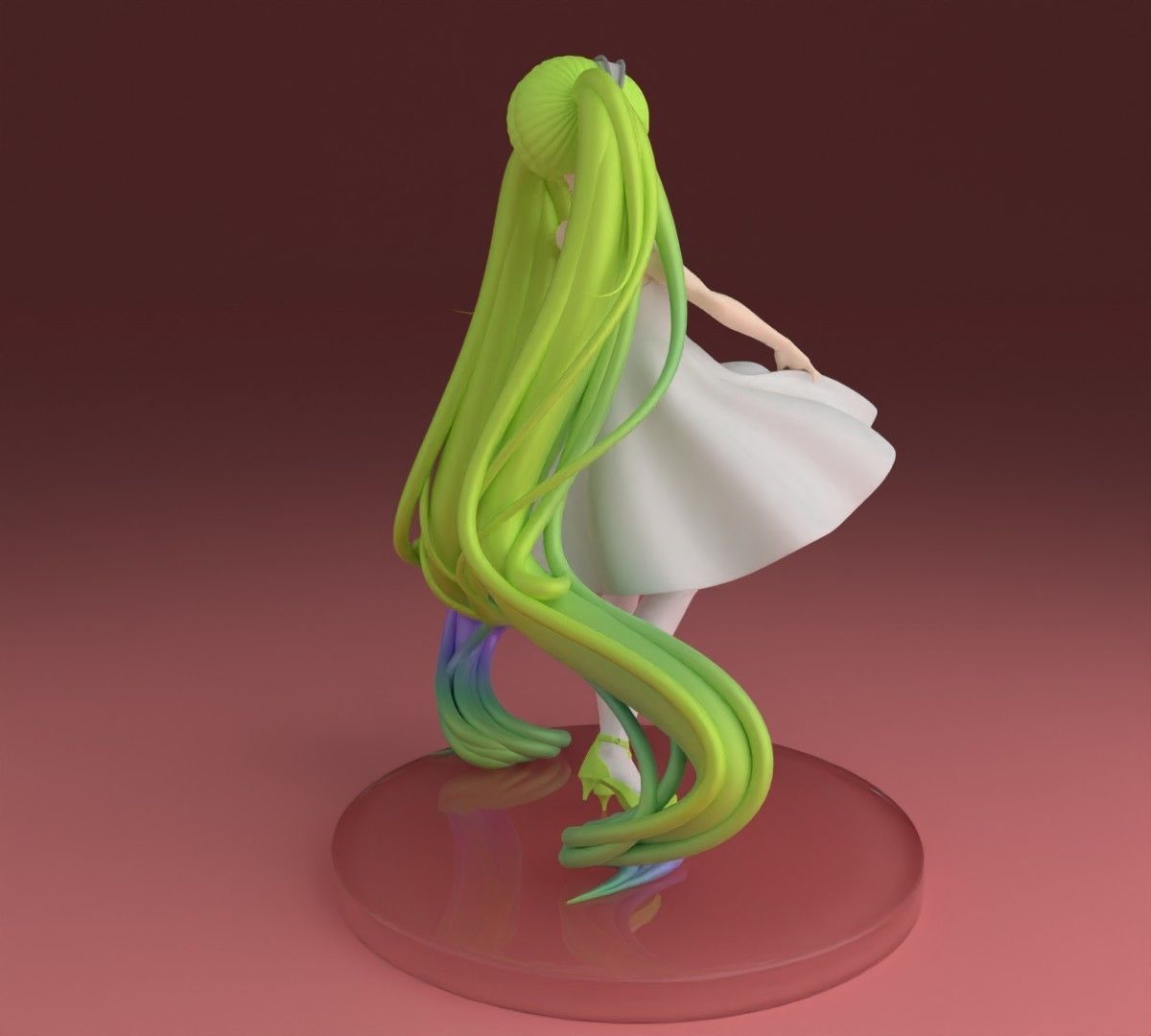 anime miku hatsune 3D model 3D printable | CGTrader
