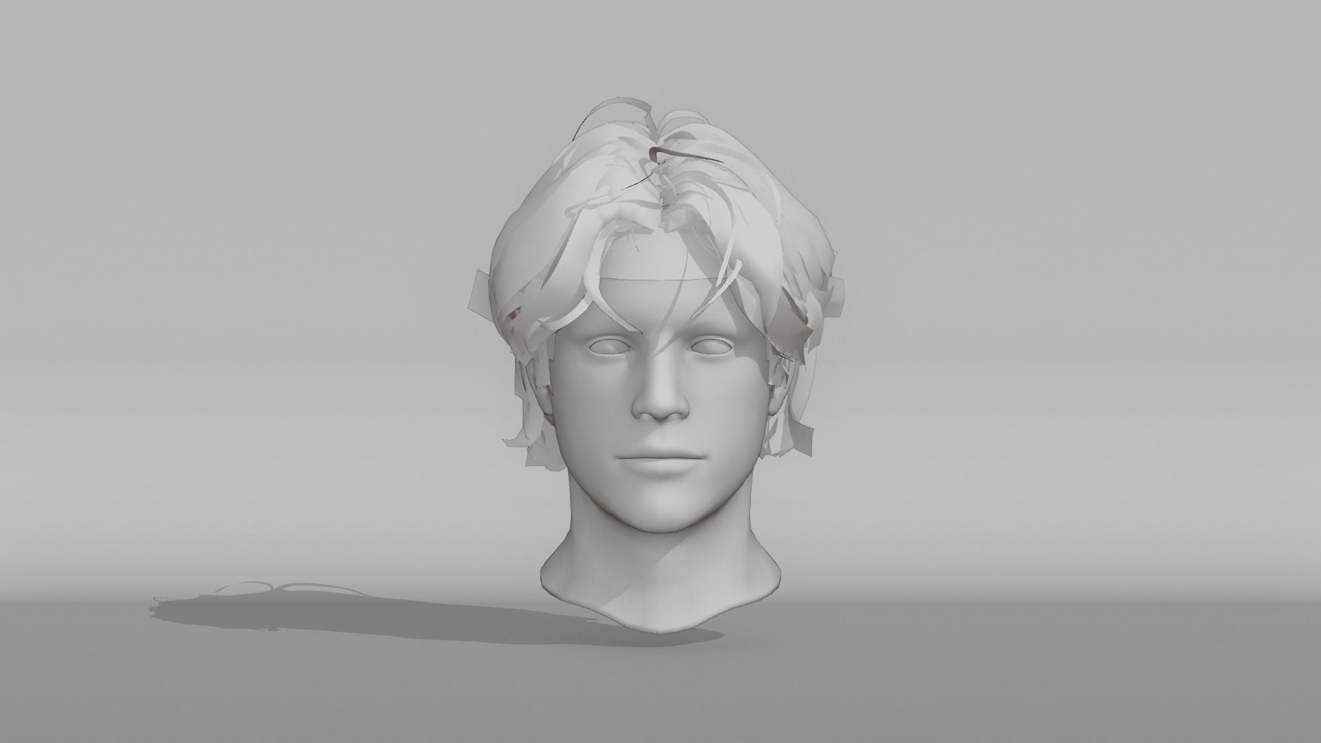 Realistic Male Hair 5 free VR / AR / low-poly 3D model | CGTrader