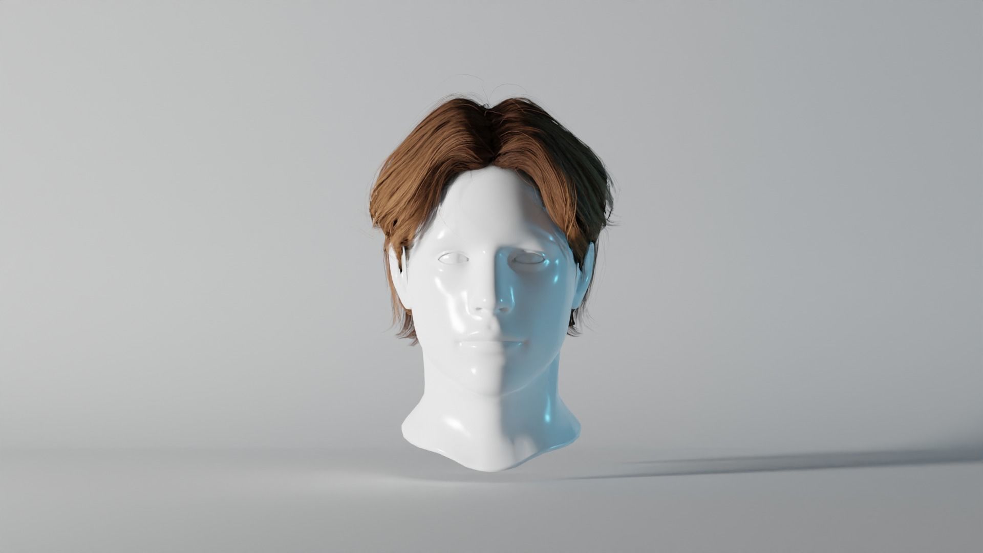 Realistic Male Hair 5 free VR / AR / low-poly 3D model | CGTrader