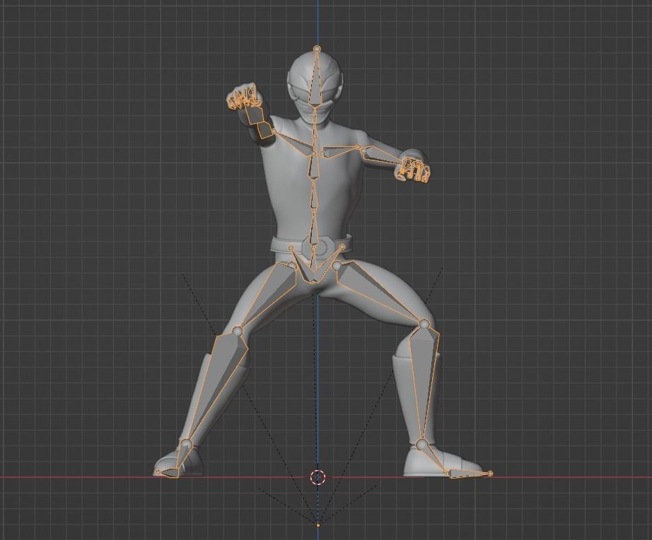 Black Ranger 3D Model 3D model rigged | CGTrader