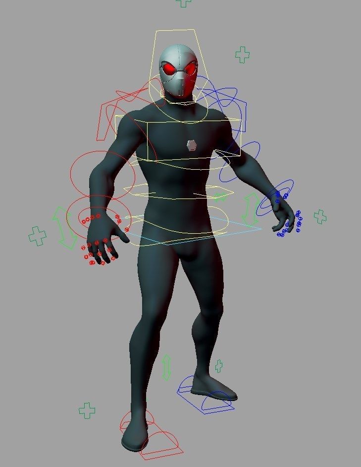 Futuristic Super Soldier 3D model rigged | CGTrader